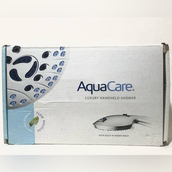 AquaCare | Bath | Aquacare Luxury Handheld Shower Nozzle Silver Nib ...